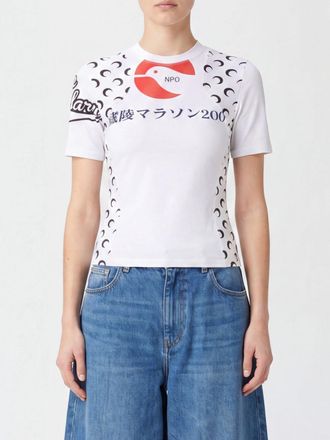 Marine Serre T-Shirt Femme couleur Blanc