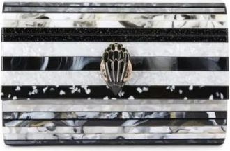 Kurt Geiger Femme, Sacs, Noir, Taille: ONE Size Party Eagle Enamel Clutch Bag