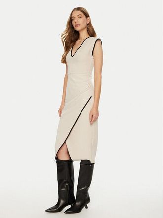 Access Fashion Coctailkleid 44-3380-531 Écru Slim Fit