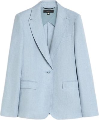 Max Mara Femme, Vestes, Bleu, Taille: 36 FR Blazers