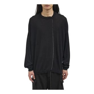 Isabel Benenato Nuk65S26 Maglia Girocollo in Cotone - - Knitwear - Herren - Schwarzk - S