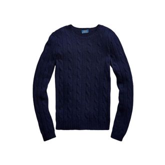 Polo Ralph Lauren Julianna Cashmere Twist Pullover - - Knitwear - Damen - Blau - XS