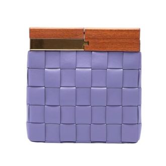 Bottega Veneta Pre-owned Snap Clutch - - Pre-owned - Damen - Lila - ONE SIZE