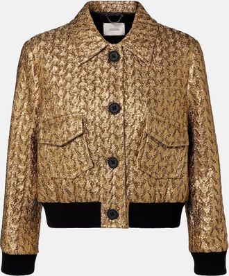 Dorothee Schumacher Veste blouson Golden Hour raccourcie