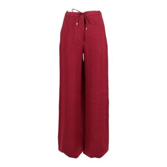 Max Mara Damen, Hosen, Rot, MGr&ouml;&szlig;e