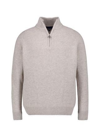 Barbour Herren Pullover grau unifarben