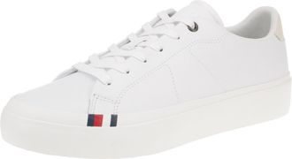 Tommy Hilfiger Herren Vulcanized Sneaker Schuhe, (White), 43