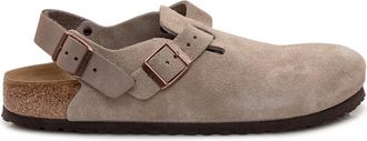 Birkenstock Homme, Chaussures, Beige, Taille: 44 EU Tokio Suede Leather Narrow Fit