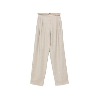 Max Mara Weite Hosen - - Trousers - Damen - Beige - M