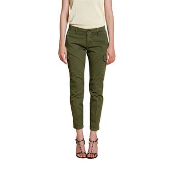 Mason's Femme, Pantalons, Vert, Taille: 42 FR Pantalon Cargo Chile City