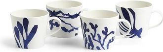 Royal Doulton 1815 Pacific Lot de 4 tasses Bleu 400 ml