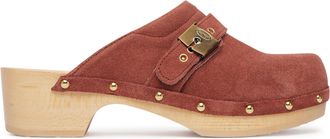 Scholl Pantoletten Scholl Pescura Clog F32326 Braun