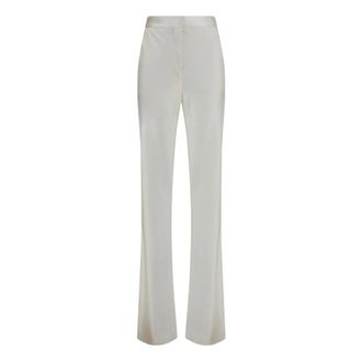 Tom Ford Tiny Polka Dot Bias Straight Pants - - Trousers - Damen - Wei&szlig; - 3XS