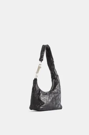 Rick Owens Womens Sac Pochette Disco Gemini Bag Noir Black