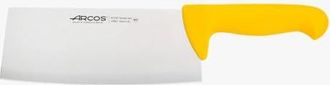 Arcos Fleischermesser Cleaver - Edelstahlklinge 20 cm - Griff aus Polypropylen, Ideal f&uuml;r Fleischverarbeitung - Gelb, Serie 2900, Farbe Gelb