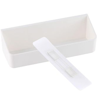 Hemobllo Wandh&auml;ngeregal K&uuml;che Bad Kleines Ablagefach aus Rostfreiem Material Wasserabweisend und Bohren Multifunktionale Wandbox zur Platzsparenden Aufbewahrun