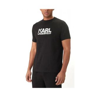 Karl Lagerfeld Homme, Tops, Noir, Taille: 2XL Karl Lagerfeld - Hauts > T-Chemises