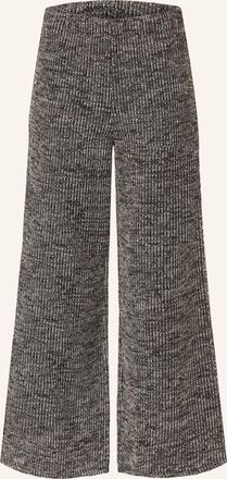 Cartoon Cartoon Marlenehose Aus Bouclé schwarz