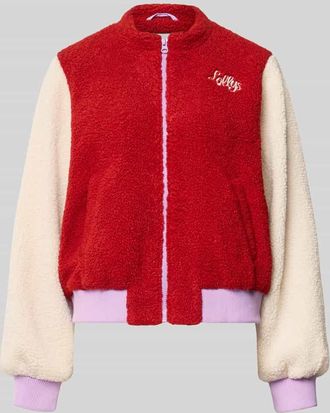 Lollys Laundry Fleecejacke mit label-Stickerei Modell Lua