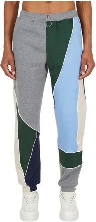Ahluwalia Studio Homme, Pantalons, Multicolore, Taille: XL Marcel Patchwork Track Pants