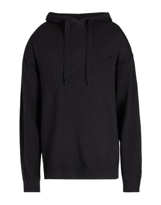 8 by YOOX WOOL BLEND POCKET KNIT HOODIE