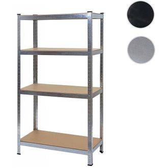 Mendler Mendler - tag&egrave;re pour charges lourdes HWC-D67, &eacute;tag&egrave;re datelier, 160x80x40cm, chargement 320kg - zingu&eacute;