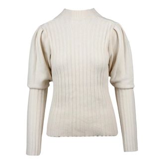 Chlo&eacute; Femme, Pulls, Beige, Taille: 38 FR Col roul c&ocirc;t