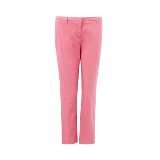 Lardini Pinke Baumwoll-Chino-Hosen - - Trousers - Damen - Rosa - M