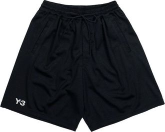 Yohji Yamamoto Logo Drawstring Shorts