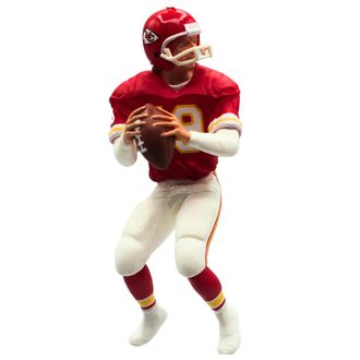 Hallmark Joe Montana KC Chiefs Ornament, Klassisch, Kunststoffverbundstoff, Hängend, Rot, 3,8 cm B x 11,4 cm H, 1 Stück