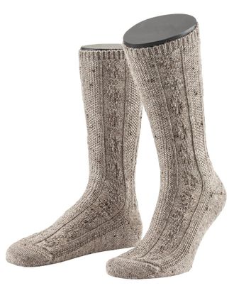 Lusana Trachtensocken aus Merinowolle in
