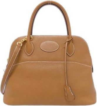 Herm&egrave;s Pre-owned Bolide31 Trillon Clemence Bag - Femme - Pre-owned - Brun - Taille: ONE Size