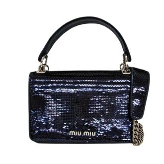 Miu Miu Pre-owned Chain Schultertasche 5Bh107 - - Pre-owned - Damen - Blau - ONE SIZE