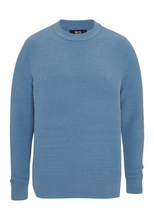 H.I.S Strickpullover, Pullover aus weicher Chenille Waffeldesign aus besonders weicher Qualit&auml;t