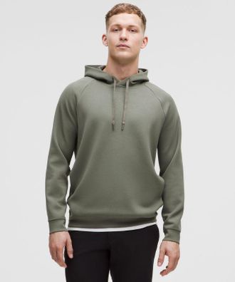 lululemon Pull &agrave; capuche coupe classique Smooth Spacer pour Hommes - Gris - Taille 2XL