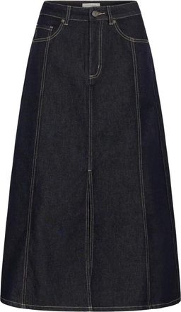 Kaffe KAgitha Denimrock - - Skirts - Damen - Blau - 2XL