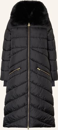 Barbour Steppmantel Longline Cyrus schwarz