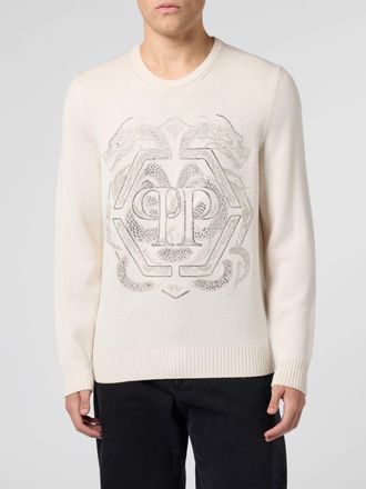 Philipp Plein Pull Homme couleur Blanc