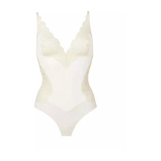 I.D. Sarrieri I.d. Sarrieri, Femme, Tops, Blanc, Taille: 42 FR L5281 Lace Bodysuit