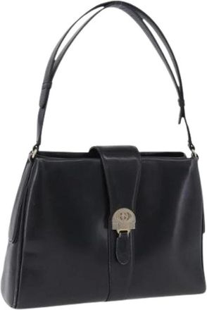 Gucci Sac bandouli&egrave;re vintage Pre-owned - Femme - Pre-owned - Noir - Taille: ONE Size