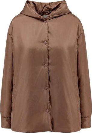 Aspesi Beth Nylon Jacket - Femme - Vestes - Brun - Taille: 40 FR