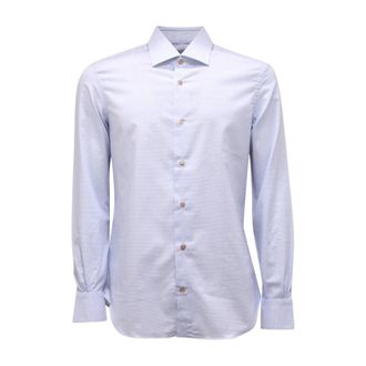 Mazzarelli Camicia Slim Shirt B115/10 4003 - - Shirts - Herren - Blau - S
