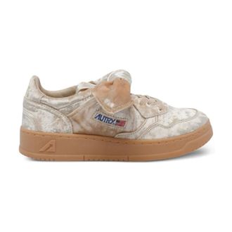 Autry Femme, Chaussures, Beige, Taille: 40 EU Medalist Low