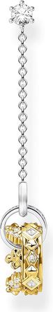 Thomas Sabo Thomas Sabo Damen Ohrringe Krone, gold, silber 925er Sterlingsilber H2126-849-7