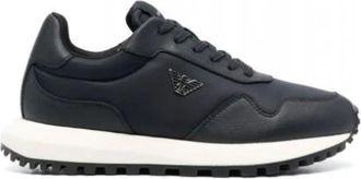 Emporio Armani Homme, Chaussures, Bleu, Taille: 42 1/2 EU ASV Nylon Baskets