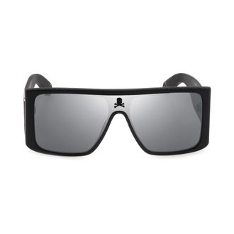 Philipp Plein Homme, Accessoires, Noir, Taille: ONE Size Mask Lunettes de soleil