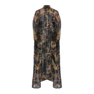 Etro Lurex-Faden-Kleid - - Dresses - Damen - Schwarzk - S