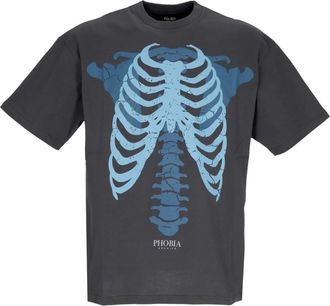 Phobia Archive Homme, Tops, Gris, Taille: M Bones Tee