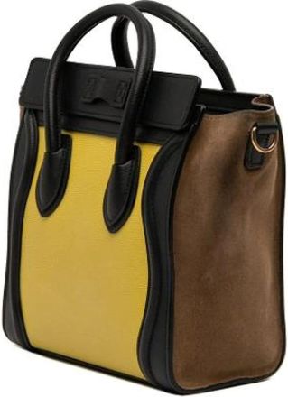 Celine Pre-owned Nano Luggage Tote - Femme - Pre-owned - Jaune - Taille: ONE Size