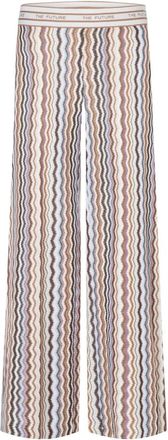 Cambio Femme, Pantalons, Multicolore, Taille: 42 FR L32 Allison Wide Pantalons